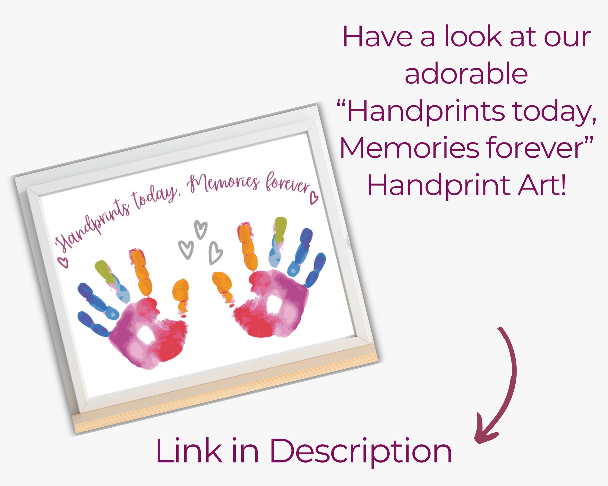 Family Tree Handprint Craft Keepsake for Kids, Grandparents Gift Idea ...