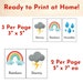 Weather Flashcards for Kids, Homeschool Education Flash Cards, 16 ...