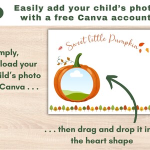 Thanksgiving Handprint Craft Photo Keepsake, Editable Baby Hand Print ...