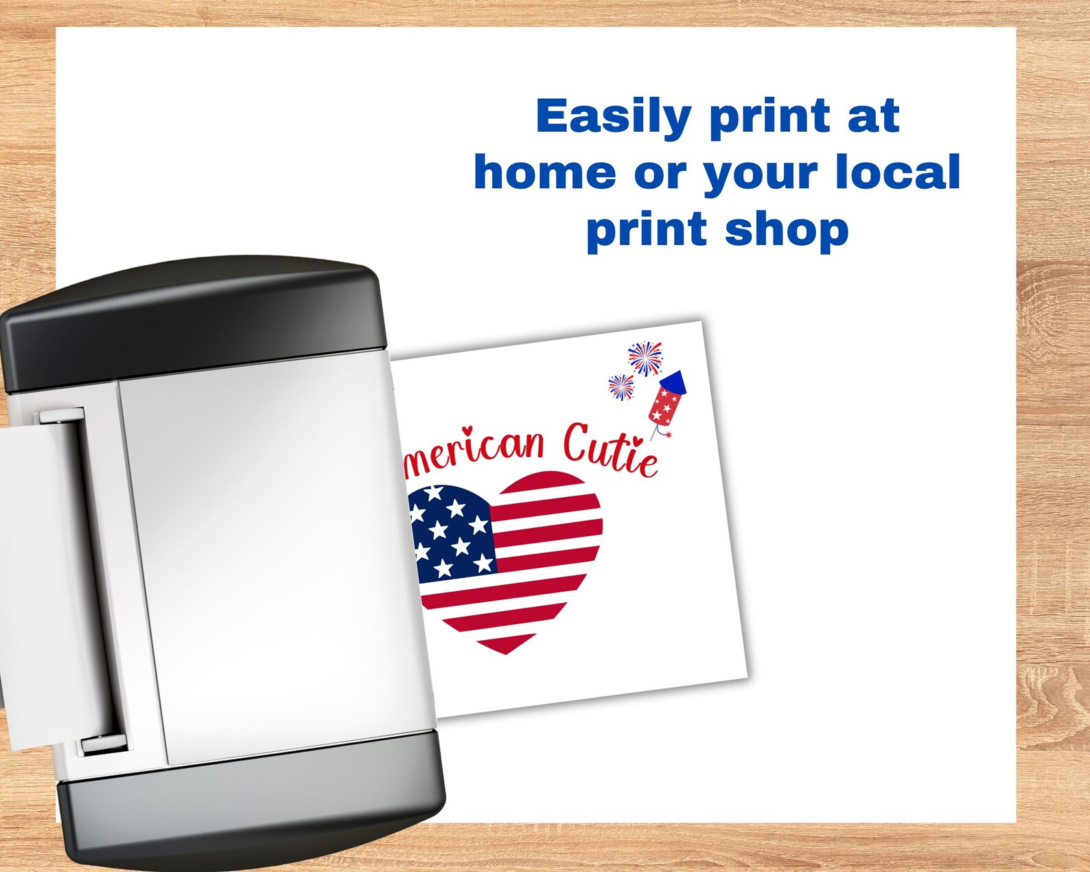Patriotic Handprint Craft Keepsake, American 4th of July Day Statue of ...