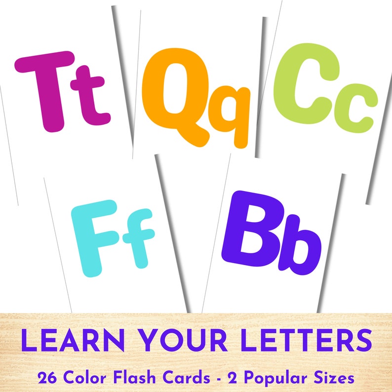 Flashcards for Kids Alphabet Printable PDF for Preschool Child ...