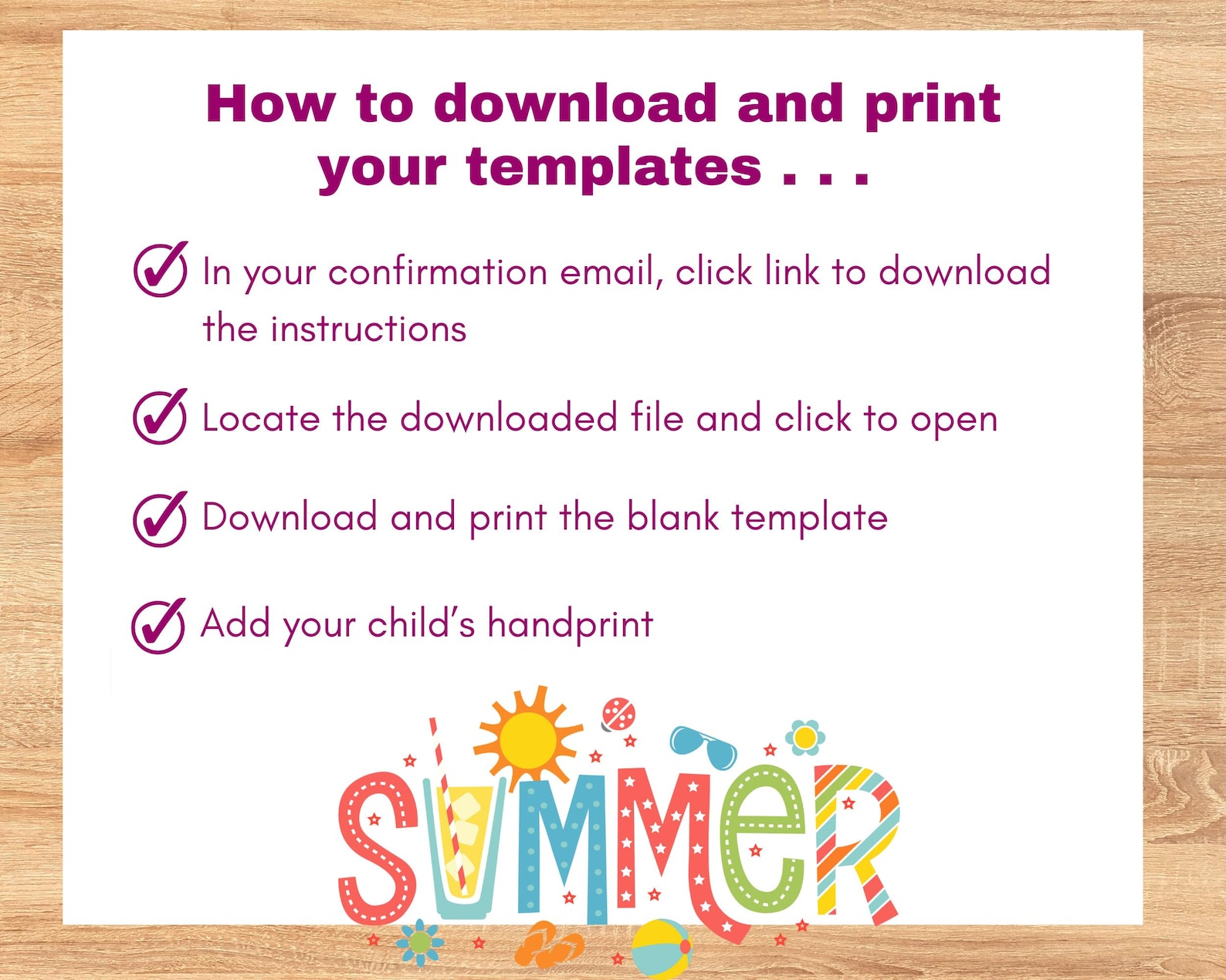 Summer Handprint Art for Kids, Beach Baby Toddler Hand Print Craft ...