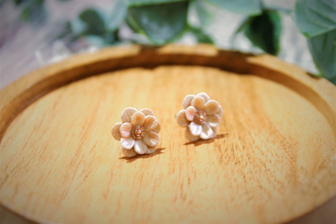 Elpis Flower - Earring Stud Pair - FFXIV Style Inspired Jewellery Final ...