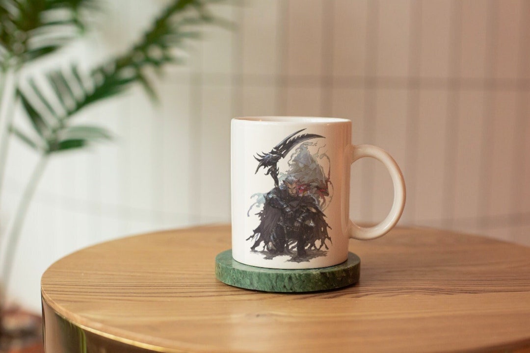Reaper Art Mug - FFXIV Final Fantasy Inspired Coffee Tea Mug 10oz - Etsy