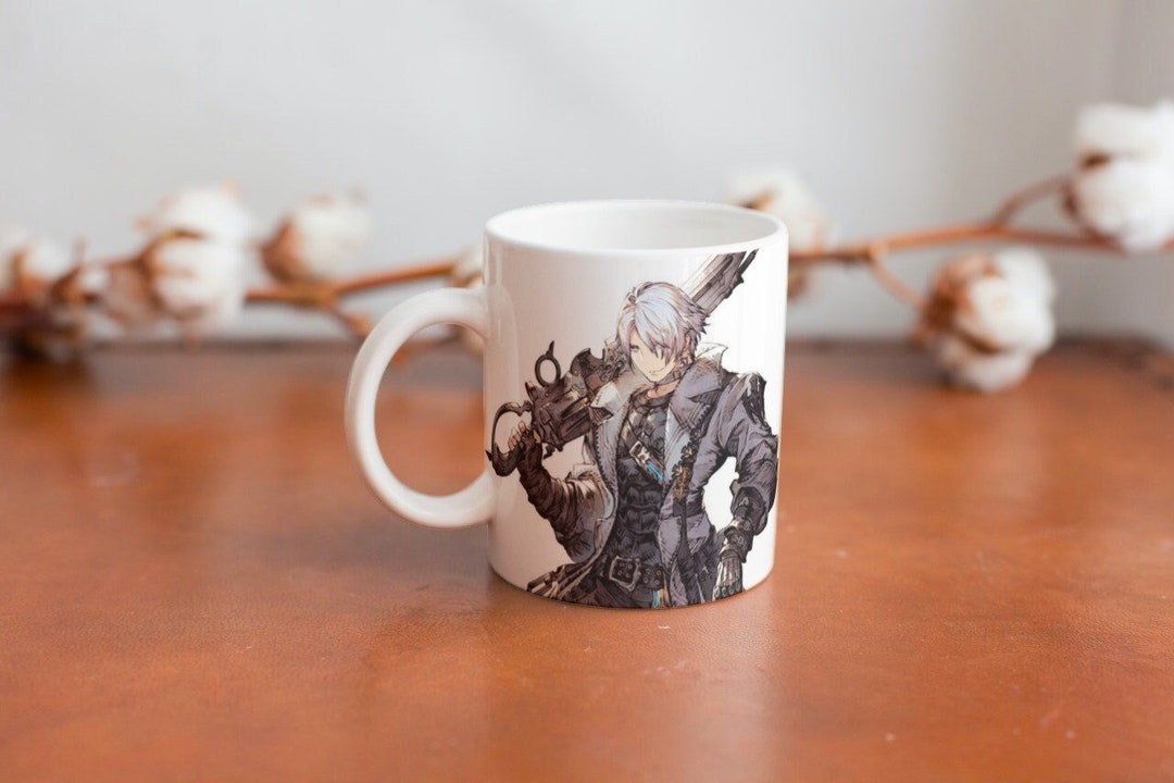 Thancred Mug - FFXIV Final Fantasy Inspired Coffee Tea Mug 10oz - Etsy