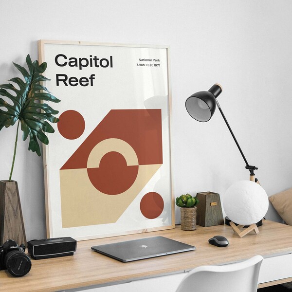 Capitol Reef Poster - Etsy