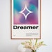 Dreamer Definition Printable Aura Poster Printable Aesthetic - Etsy UK