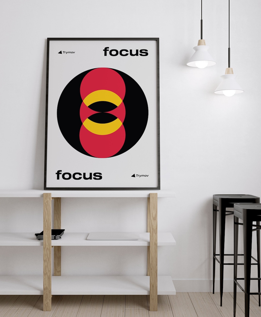 Focus Typography Poster, Motivational Poster, Work From Home Art, Focus ...