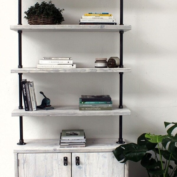 Rustic Bookcase - Etsy