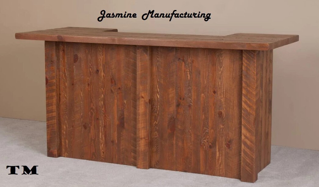 Rustic Solid Wood Bar Made to Order Include 2 Drawers & 2 Doors Free ...
