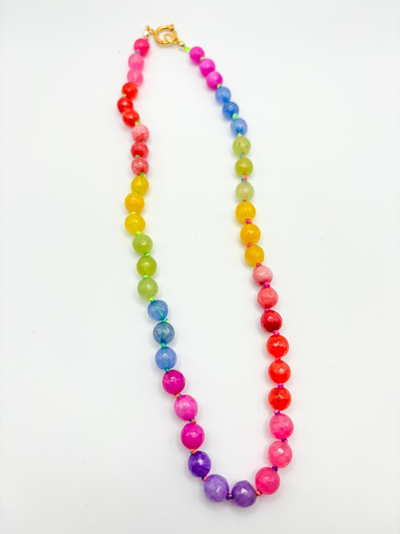 THE SAVANNAH: Gemstone Necklace - Etsy