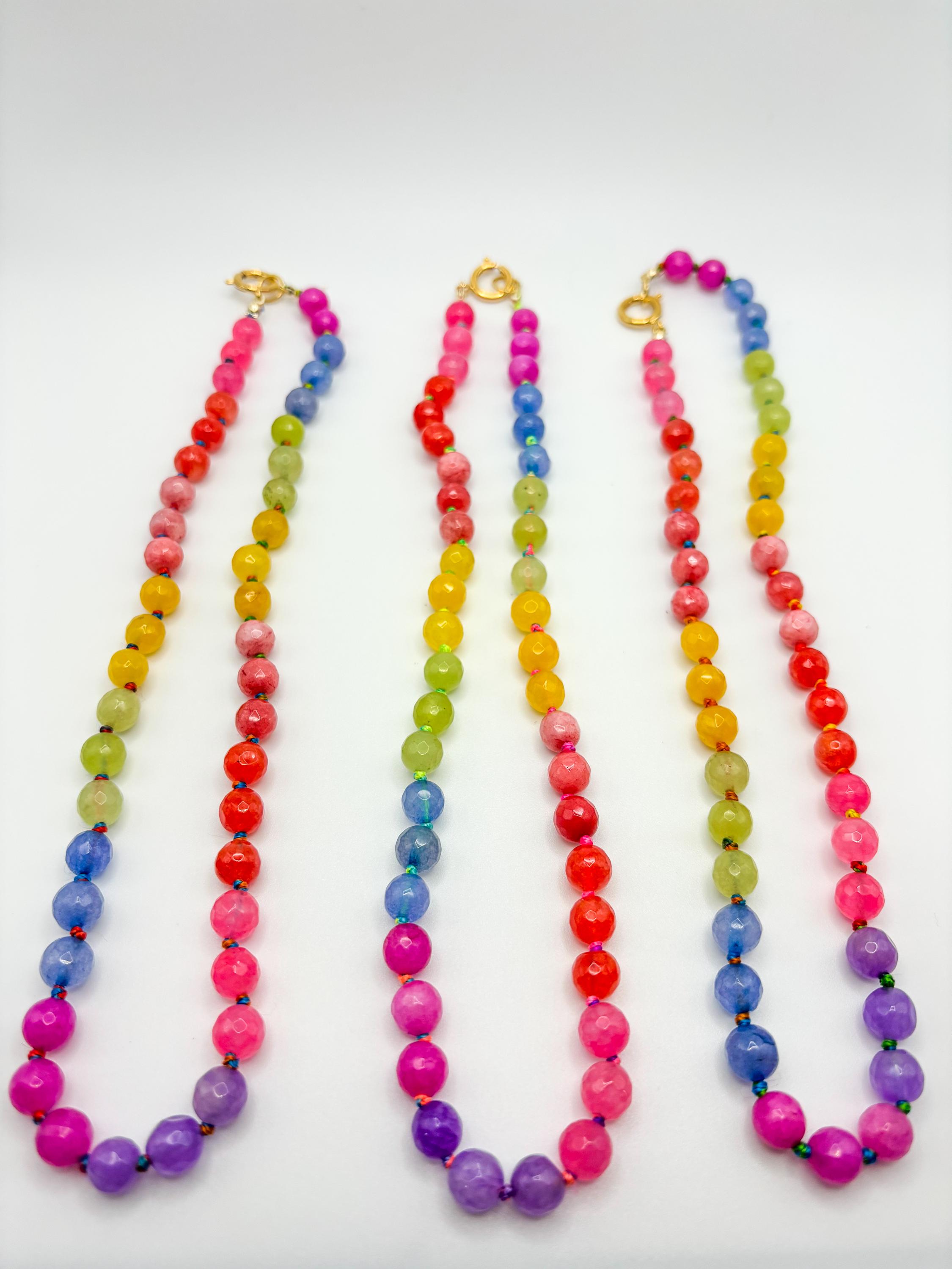 THE SAVANNAH: Gemstone Necklace - Etsy