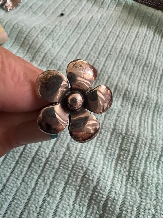 flower power ring - Gem