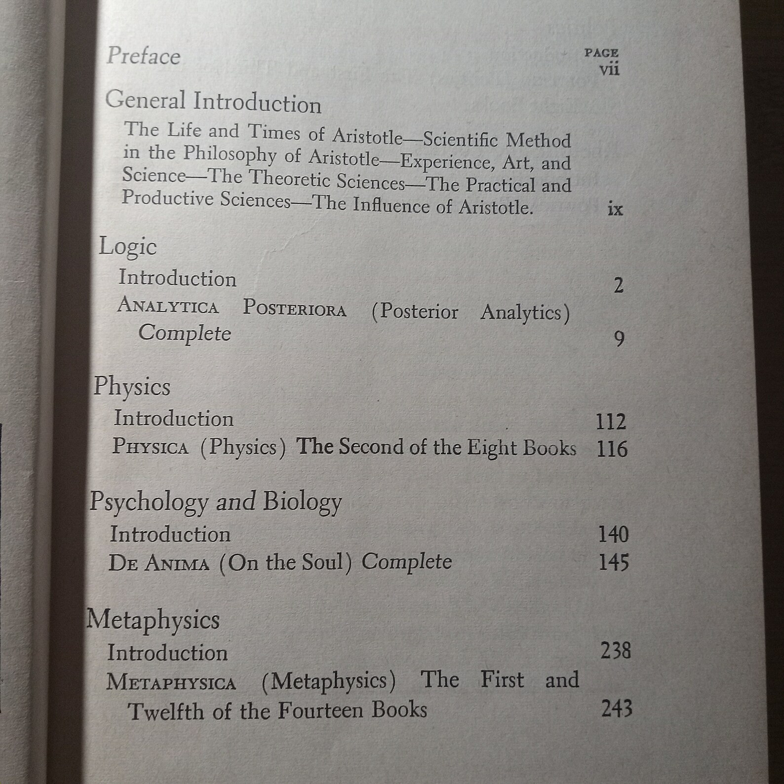 Introduction to Aristotle: the Modern Library Edition - Etsy