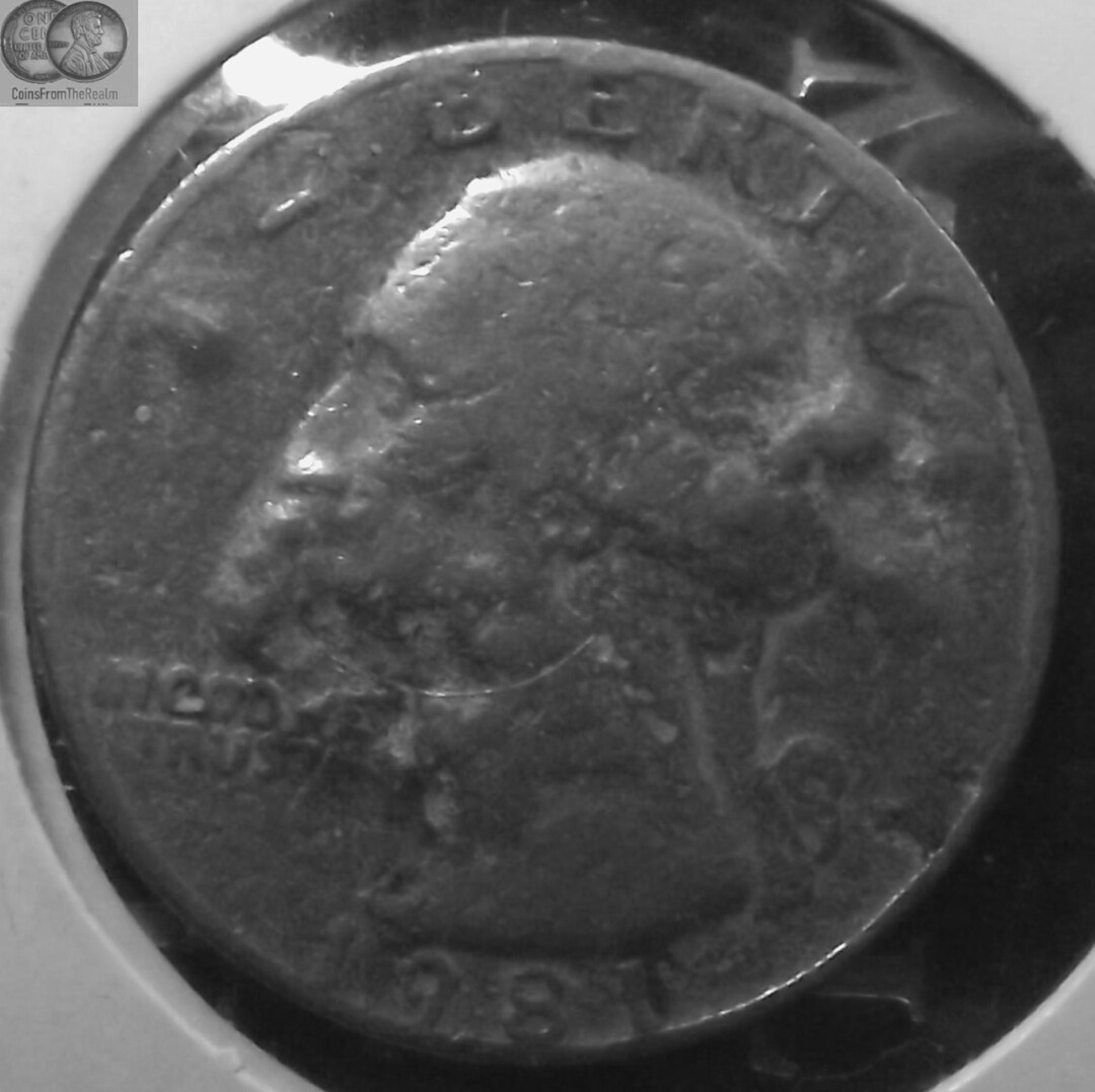 A Truly Mint Damaged 1981 Quarter Item #750 - Etsy