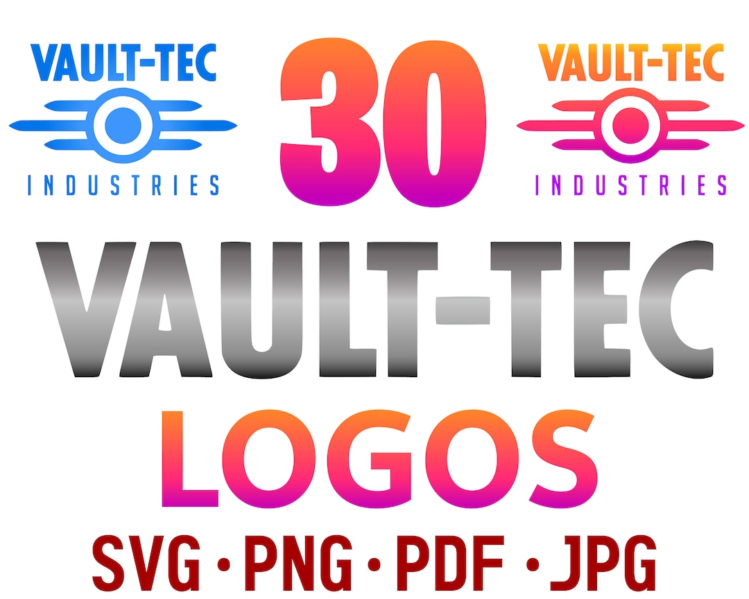 VAULT TEC Logo Svg Png Pdf Fallout Vault-tec Clipart Sticker - Etsy