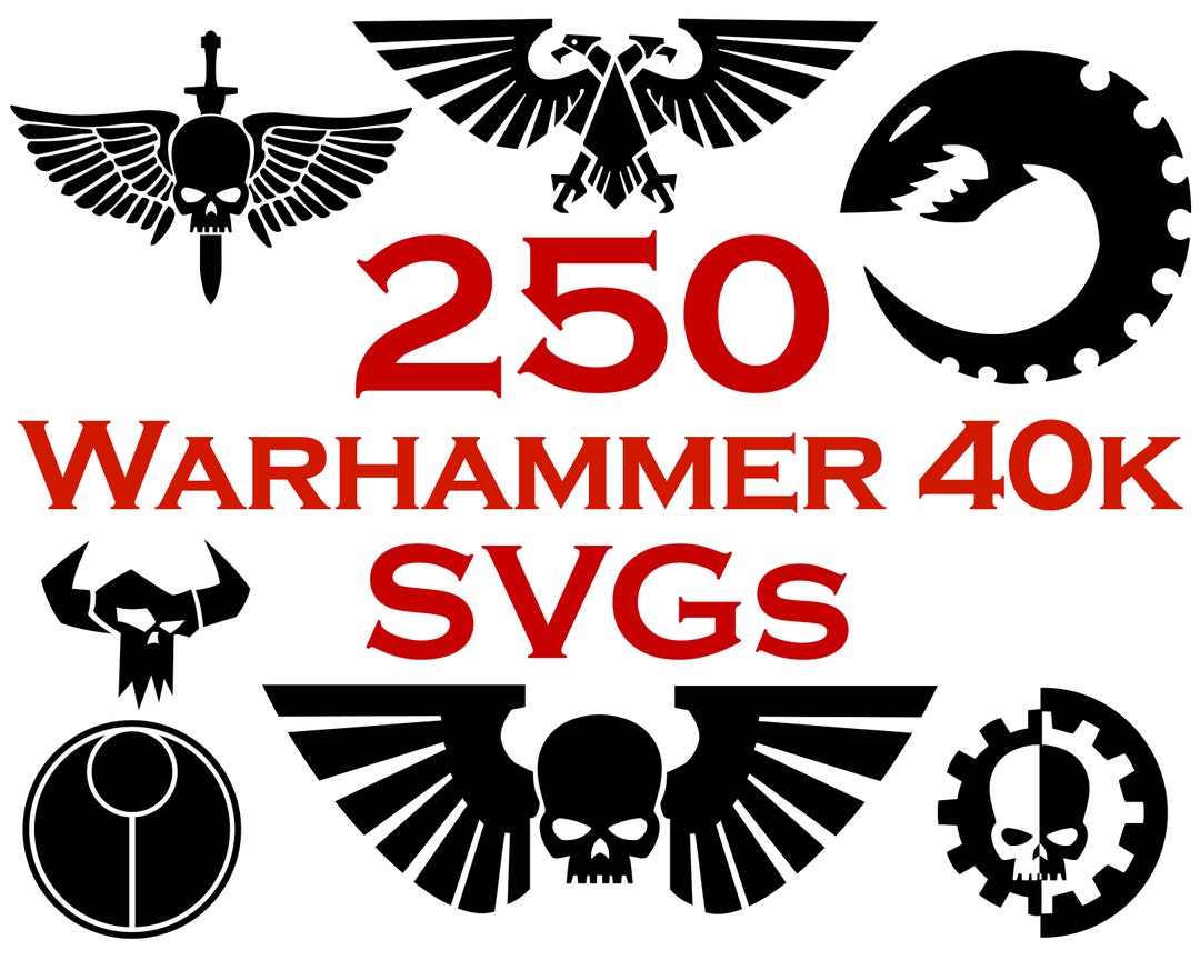 Warhammer 40K SVG Bundle Warhammer Stickers Clipart - Etsy New Zealand