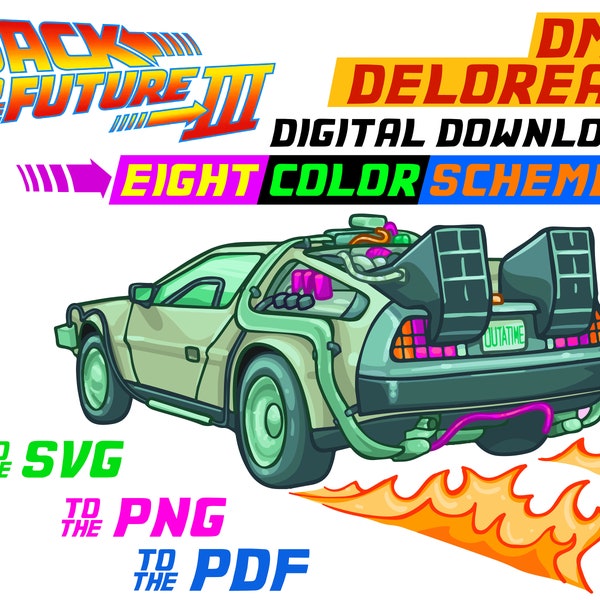Back to the Future Svg - Etsy