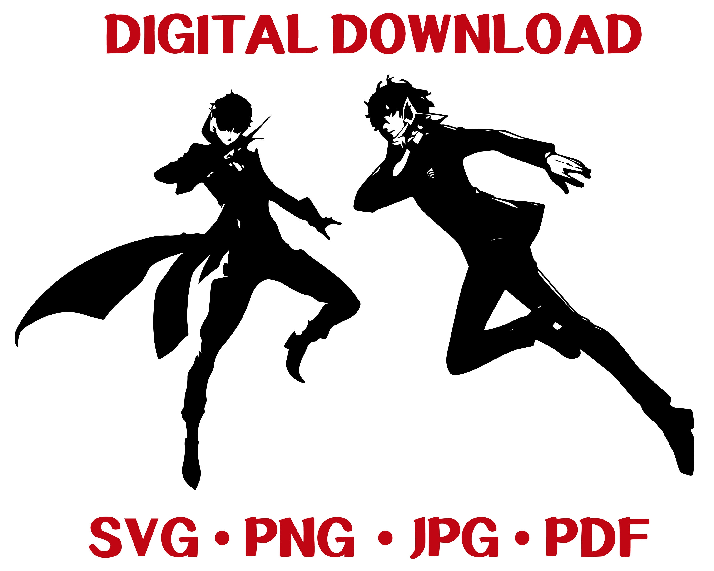 Persona 5 JOKER Svg Png Pdf Jpg Persona 5 Joker Logo Clipart - Etsy