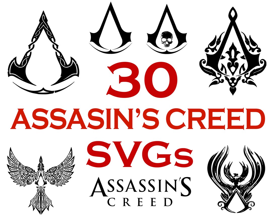 Assasin's Creed SVG Bundle Assasin's Creed - Etsy Canada