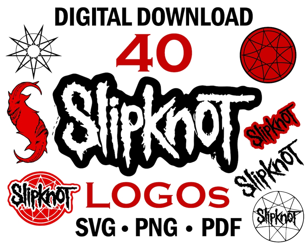 Paquete de logotipo SLIPKNOT svg png pdf Archivos SVG de - Etsy México