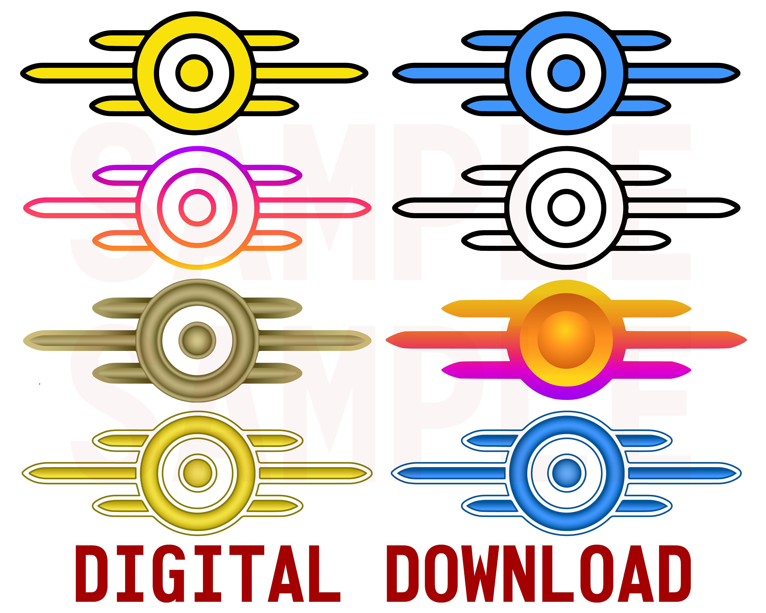 VAULT TEC Logo Svg Png Pdf Fallout Vault-tec Clipart Sticker - Etsy