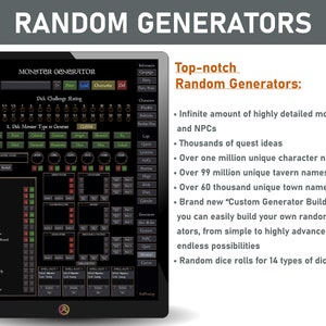 Digital Dnd Campaign Tracker, Dungeons and Dragons 5e Player Notebook ...
