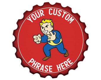 Bottle Cap Images Fallout - Etsy
