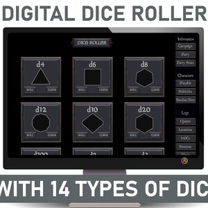 Digital Dnd Campaign Tracker, Dungeons and Dragons 5e Player Notebook ...