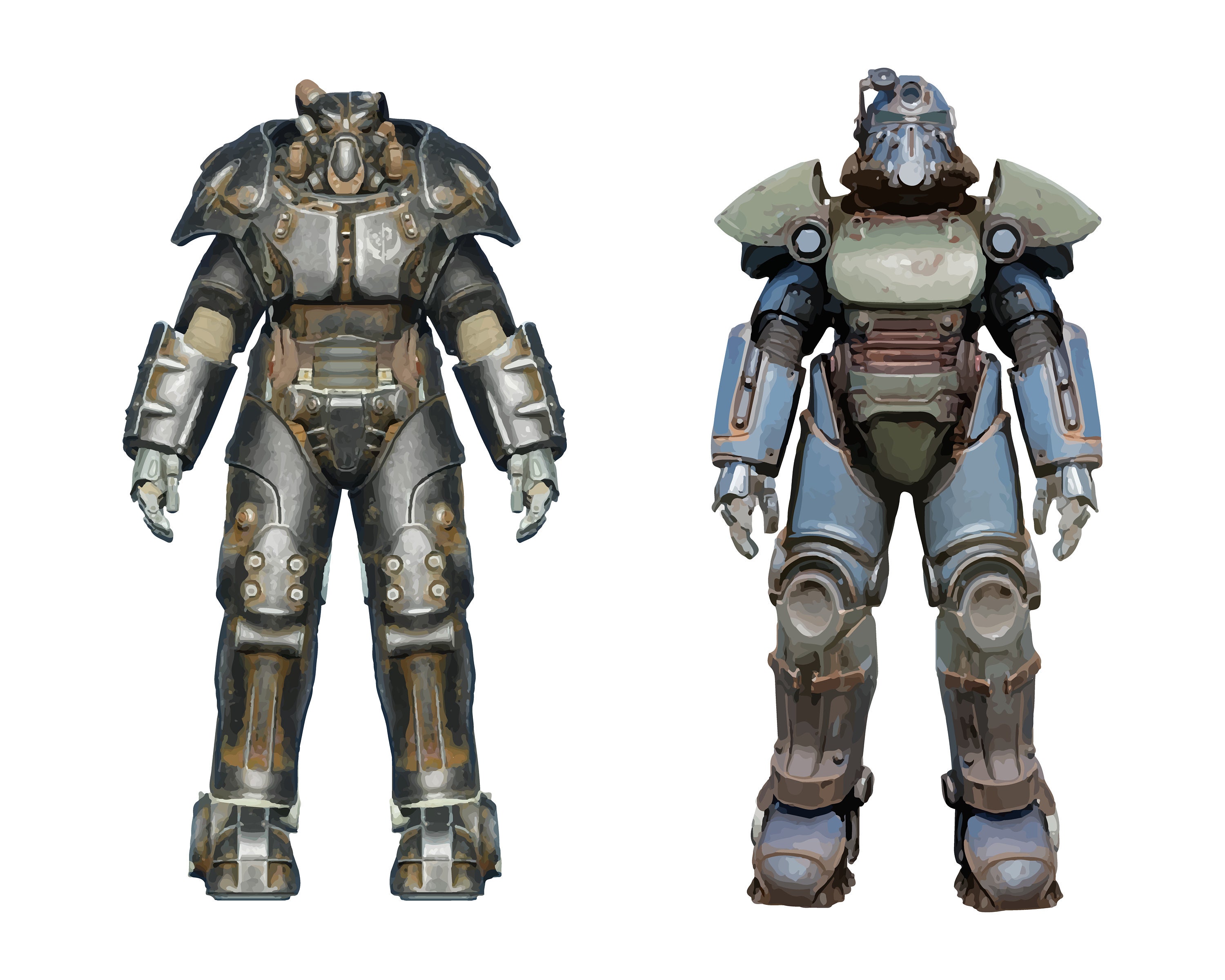 Fallout Power Armor Pack 21 Power Armors SVG PNG Vector - Etsy Australia