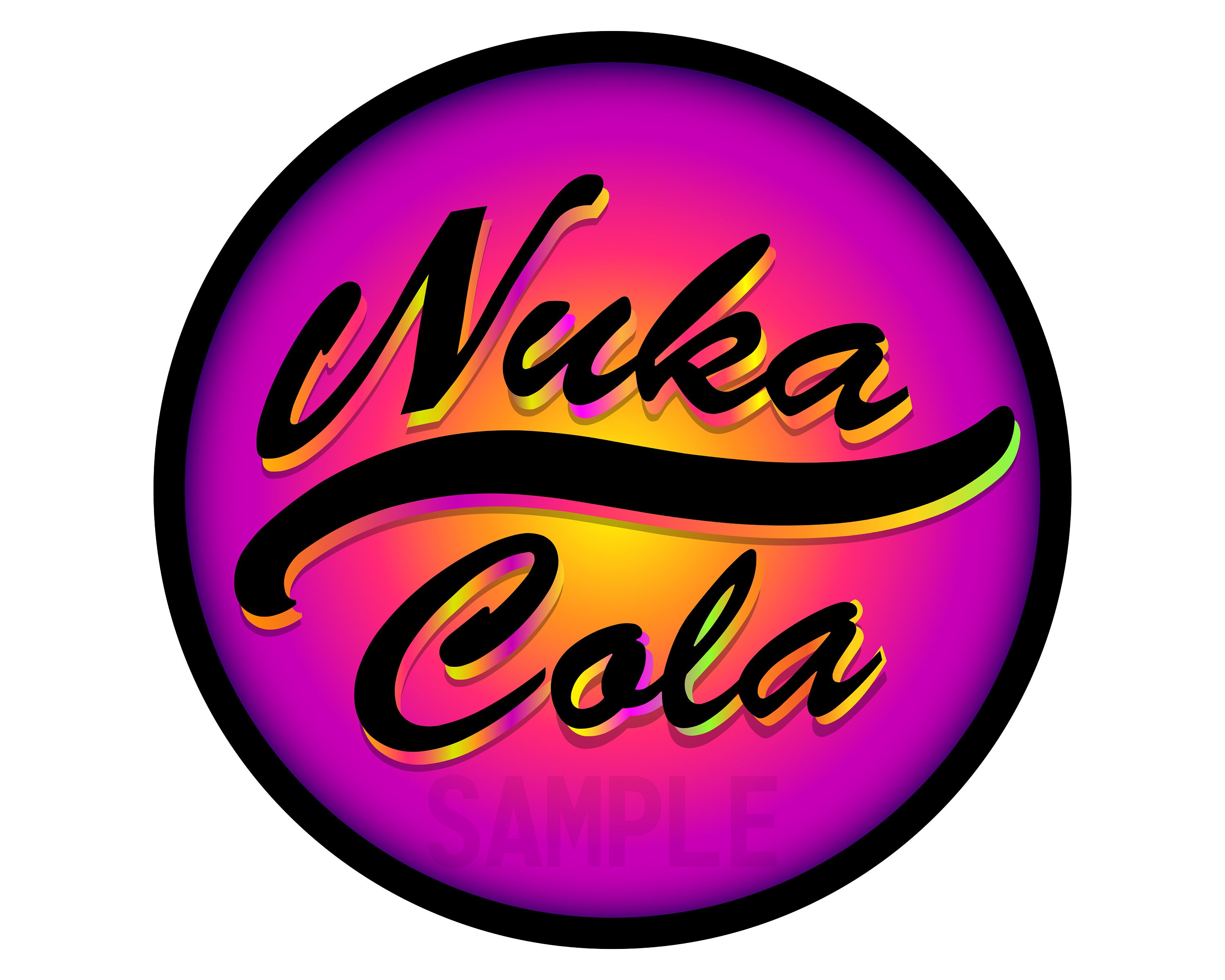 Fallout Nuka Cola SVG PNG PDF Jpg Nuka Cola Sticker Clipart - Etsy