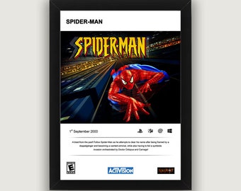 Spiderman Game Poster - Etsy UK