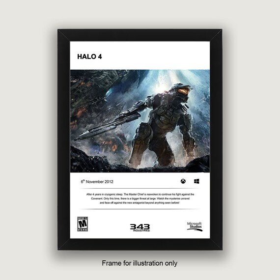Halo 4 Poster Game Art - Etsy