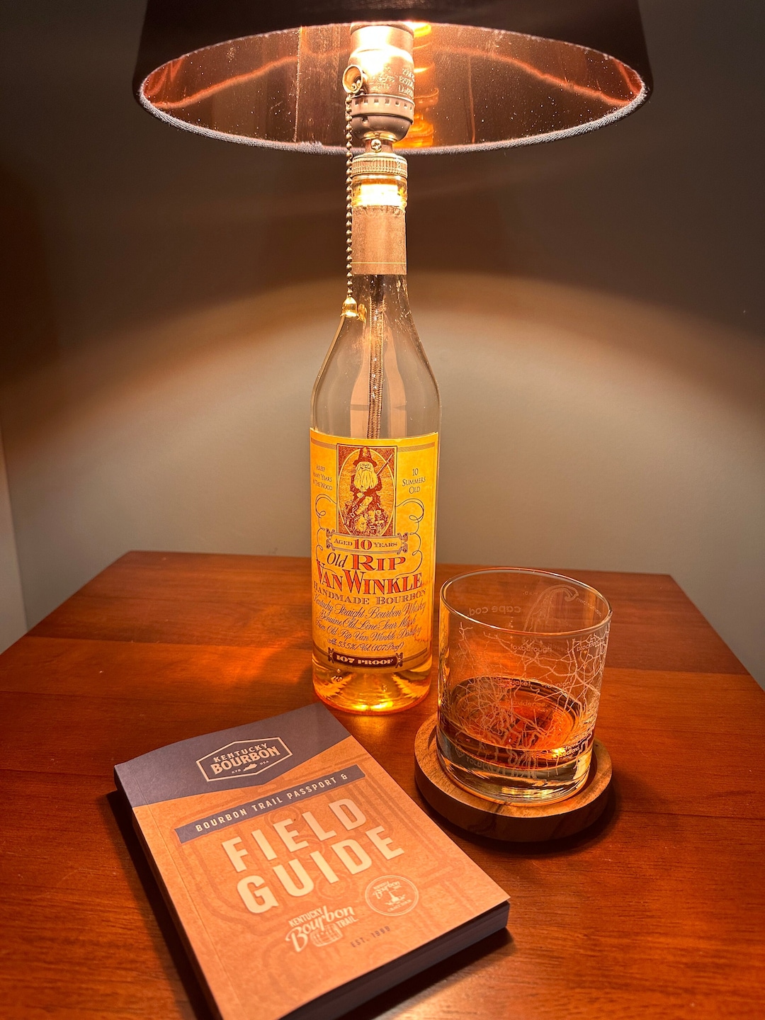 Old Rip Van Winkle Bourbon Whiskey Lamp - Etsy