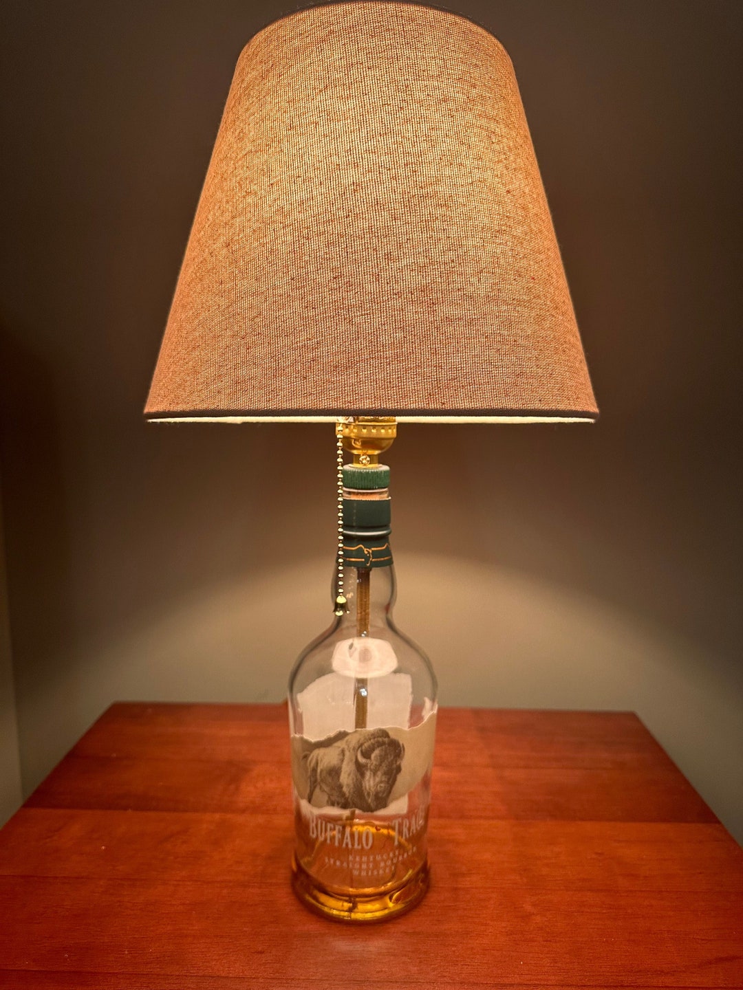 Buffalo Trace Bourbon Whiskey Lamp - Etsy