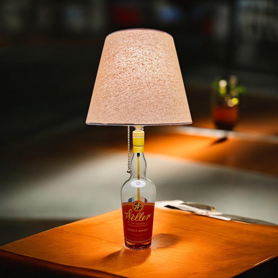 Weller Single Barrel Bourbon Whiskey Lamp - Etsy