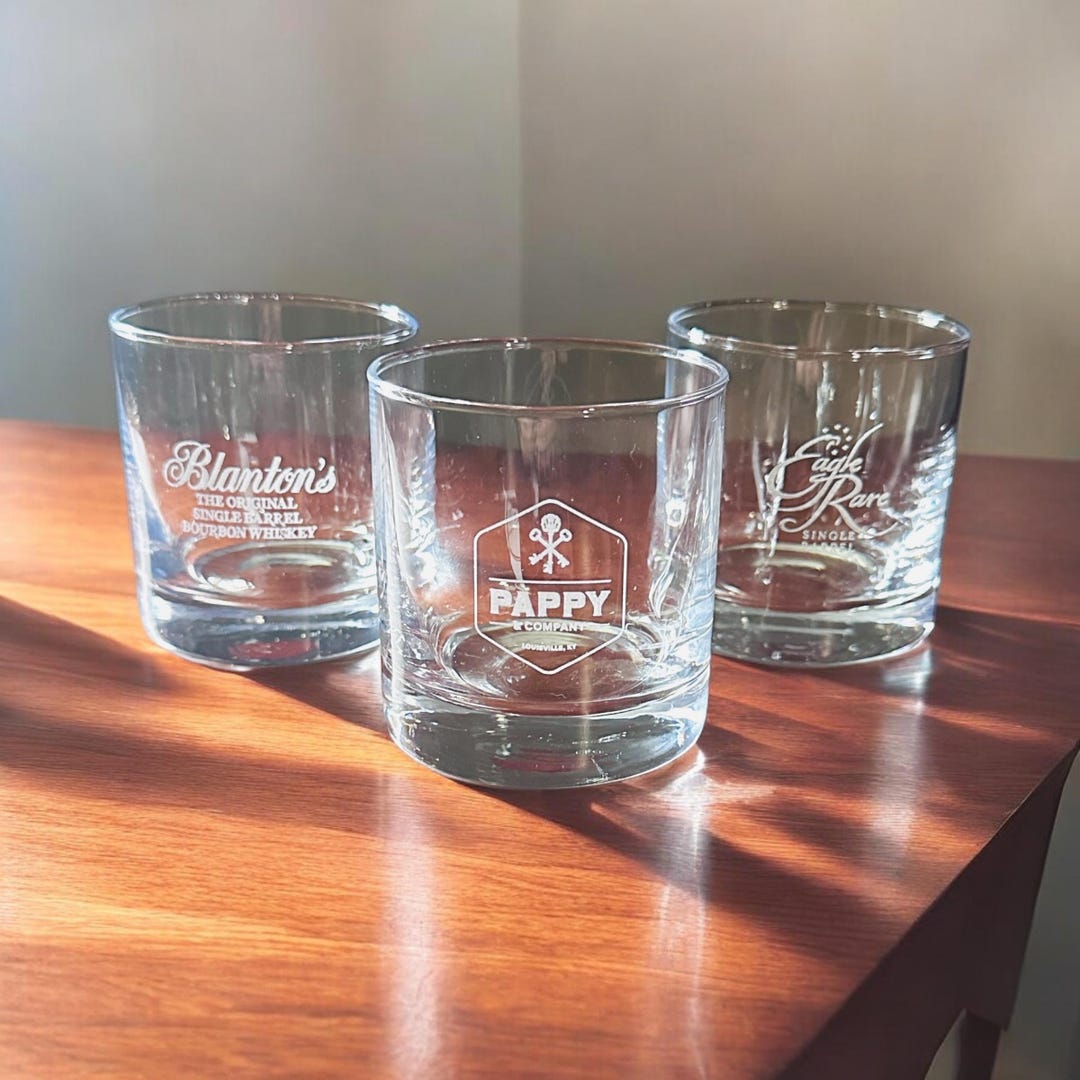 Custom Laser Engraved Rocks Glass - Etsy