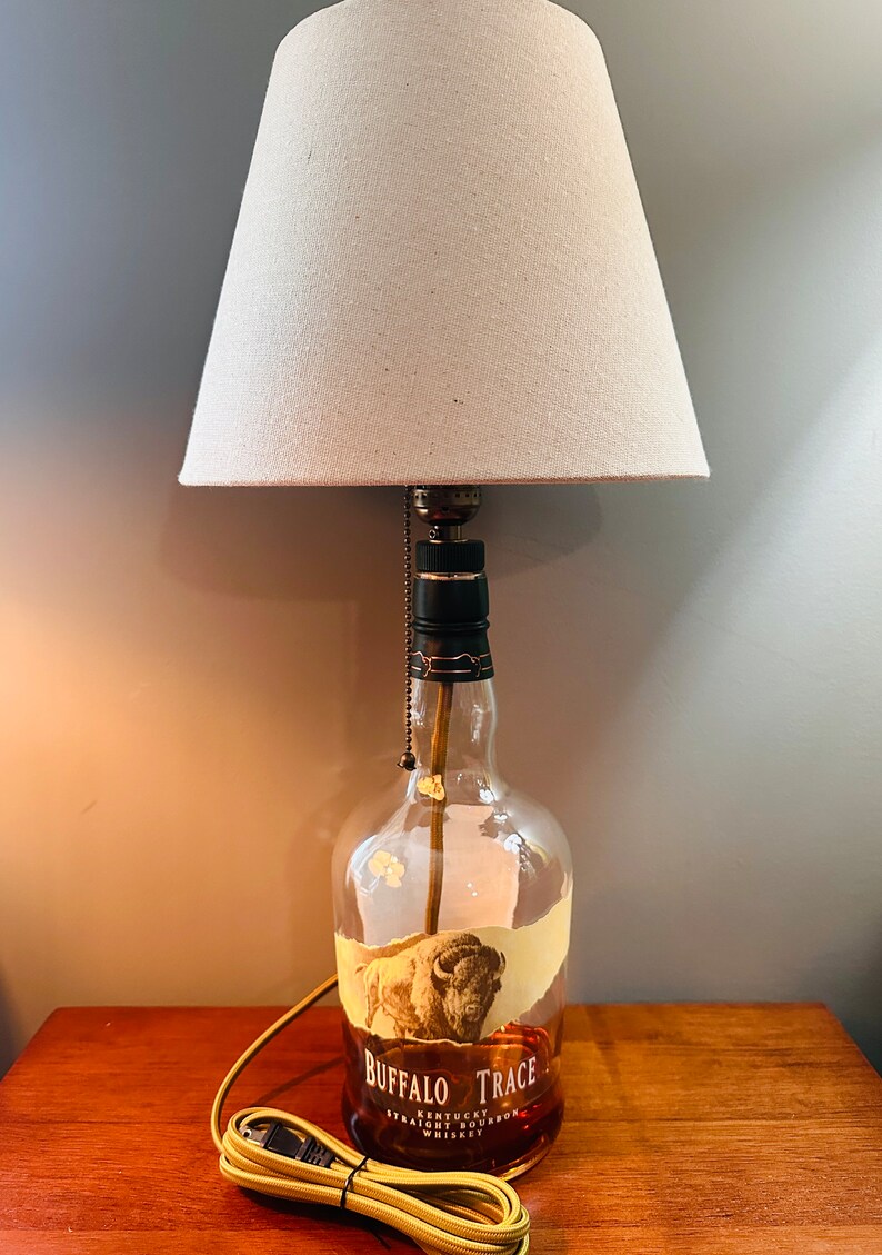 Buffalo Trace 1.75L Bourbon Whiskey Lamp - Etsy