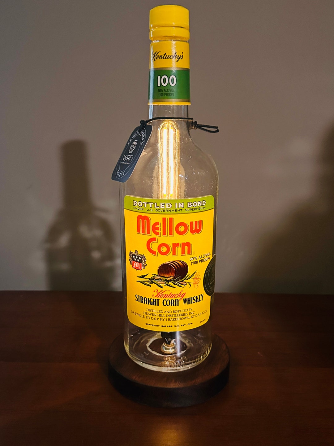 Mellow Corn Straight Corn Whiskey Accent Lamp - Etsy