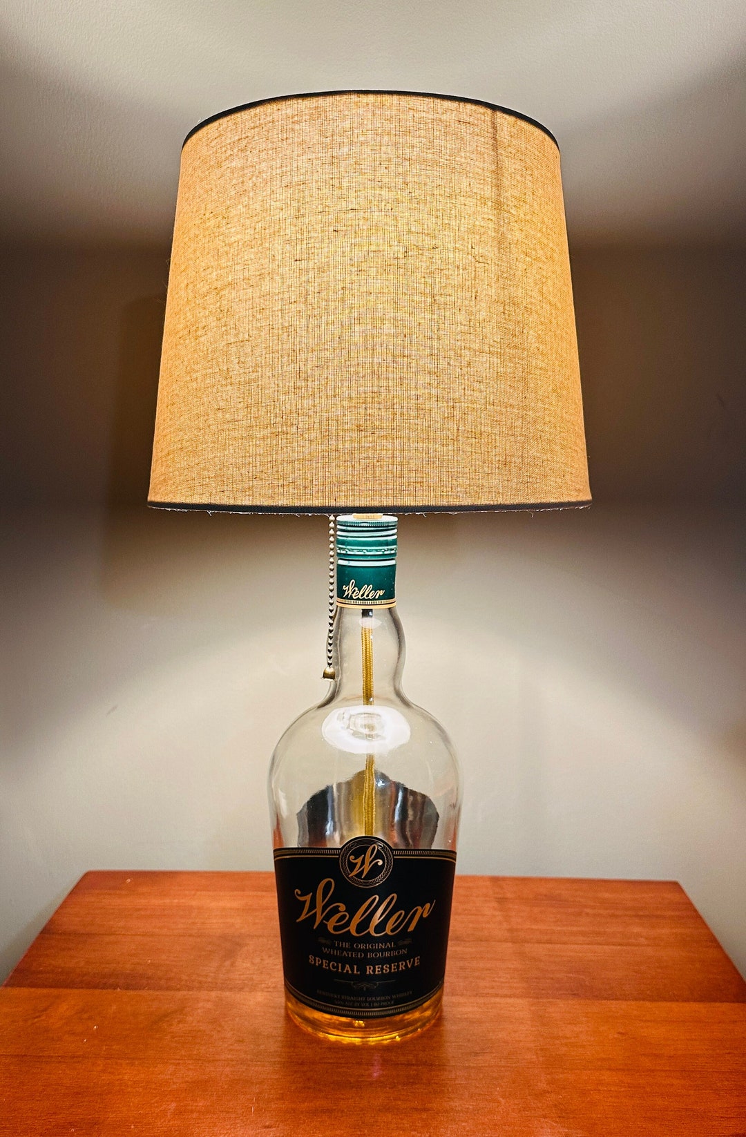 Weller Special Reserve 1.75L Bourbon Whiskey Lamp - Etsy