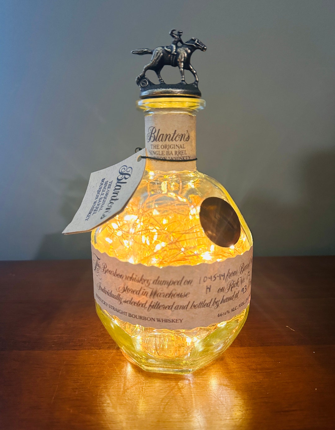 Blanton's Bourbon Whiskey LED String Light Accent Lamp - Etsy
