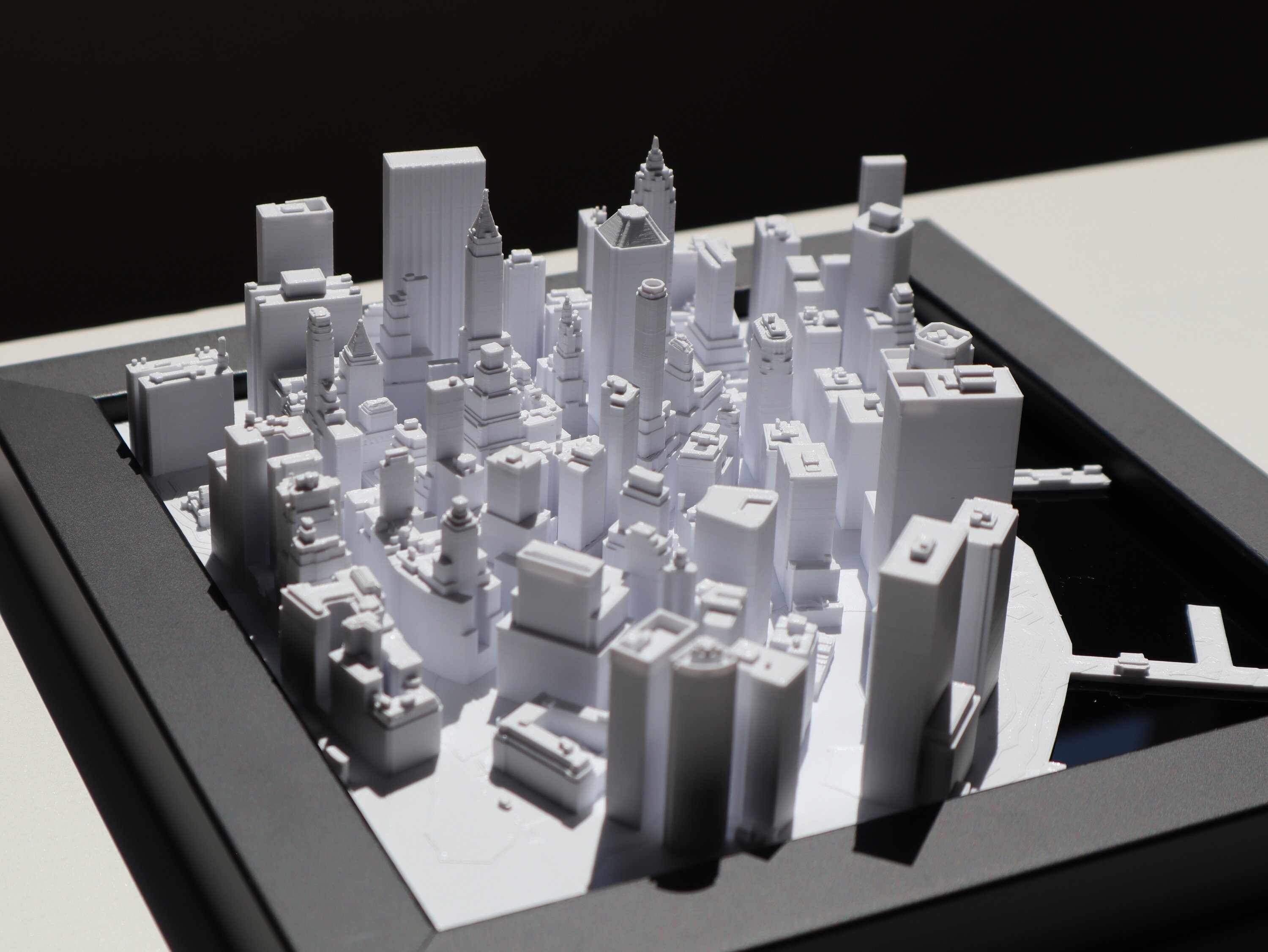 Lower Manhattan 3D City Model, New York, Framed Decor - Etsy