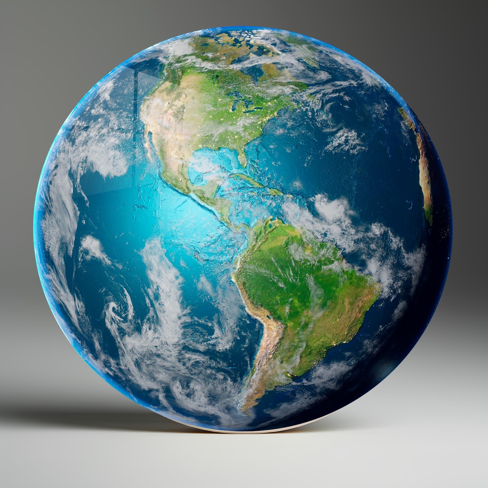 Tempered Glass Earth Wall Art: Modern Planet Globe Decor (28"x28") - Etsy