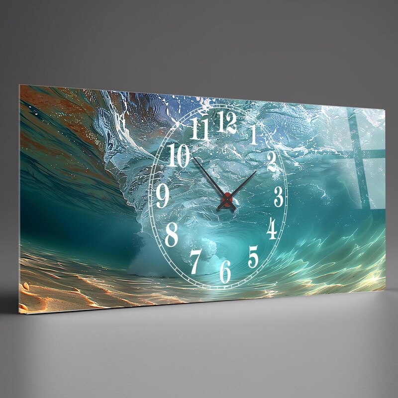Sea Glass Clock - Etsy