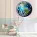 Tempered Glass Earth Wall Art: Modern Planet Globe Decor (28"x28") - Etsy