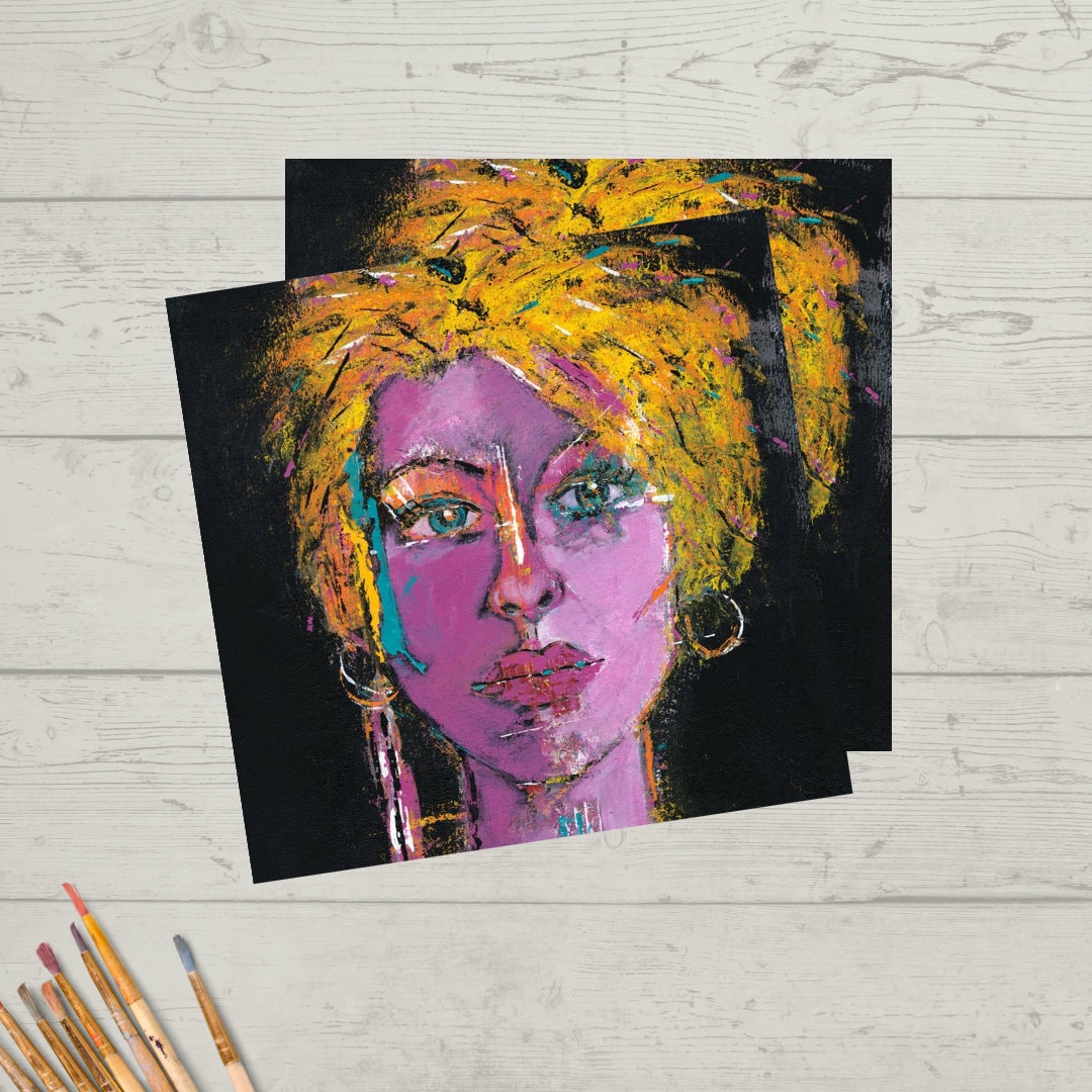 Poster Contemporary Art disco Inferno Original Artwork by Victoria ...