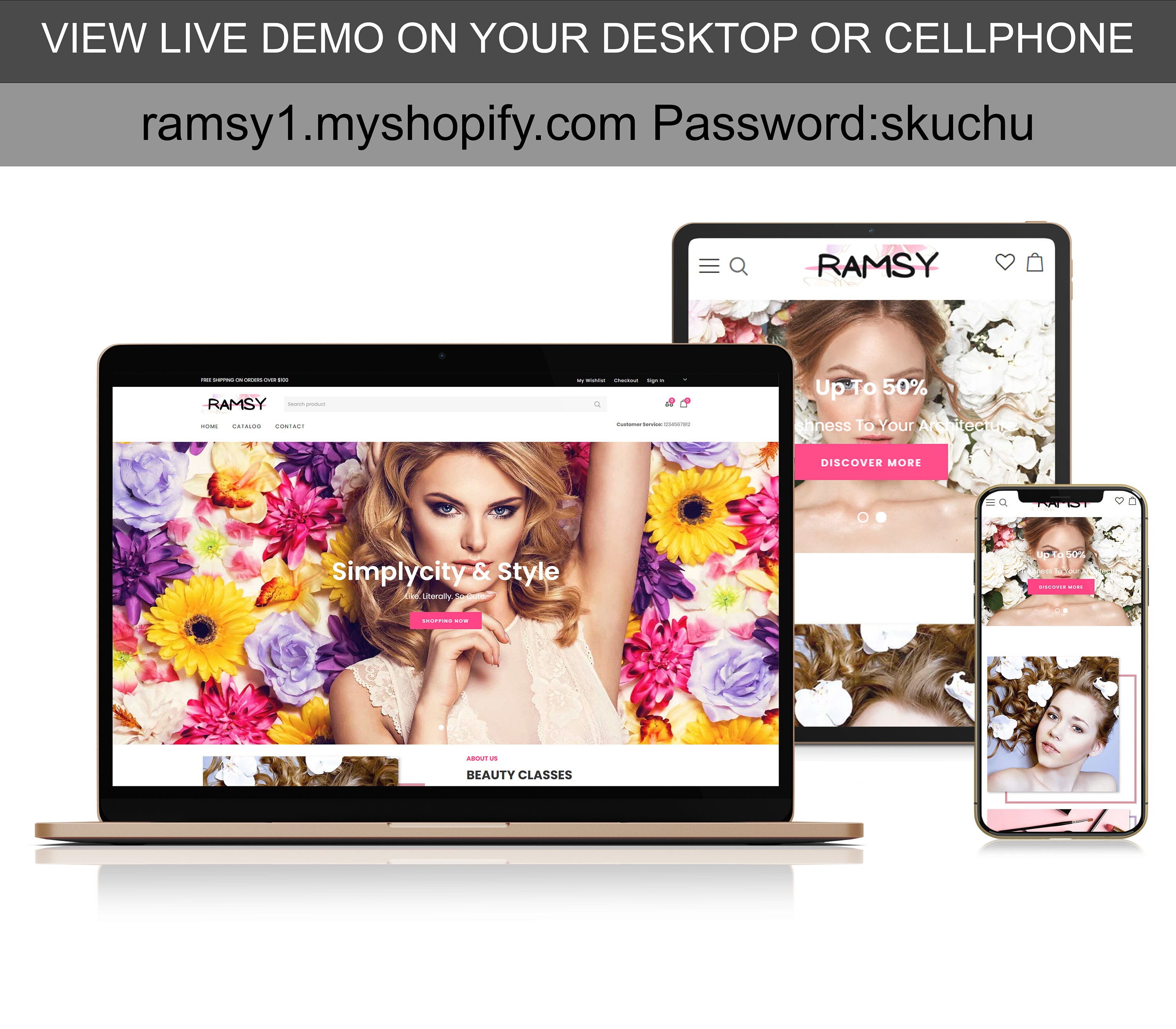 Shopify Theme Template Multipurpose Ramsy Shopify 2.0 Website Template Shopify Website Minimal ...