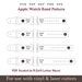 Apple Watch Band SVG Template, Iwatch Band Svg, Watch Band Jig PNG ...