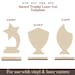 Award Trpohy Svg, Acrylic Wooden Award Laser Cut Pattern, Plaque ...