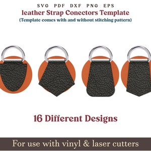 Bag Strap Connector SVG PDF Template, Bag Strap Anchor, Handbag Clasp ...